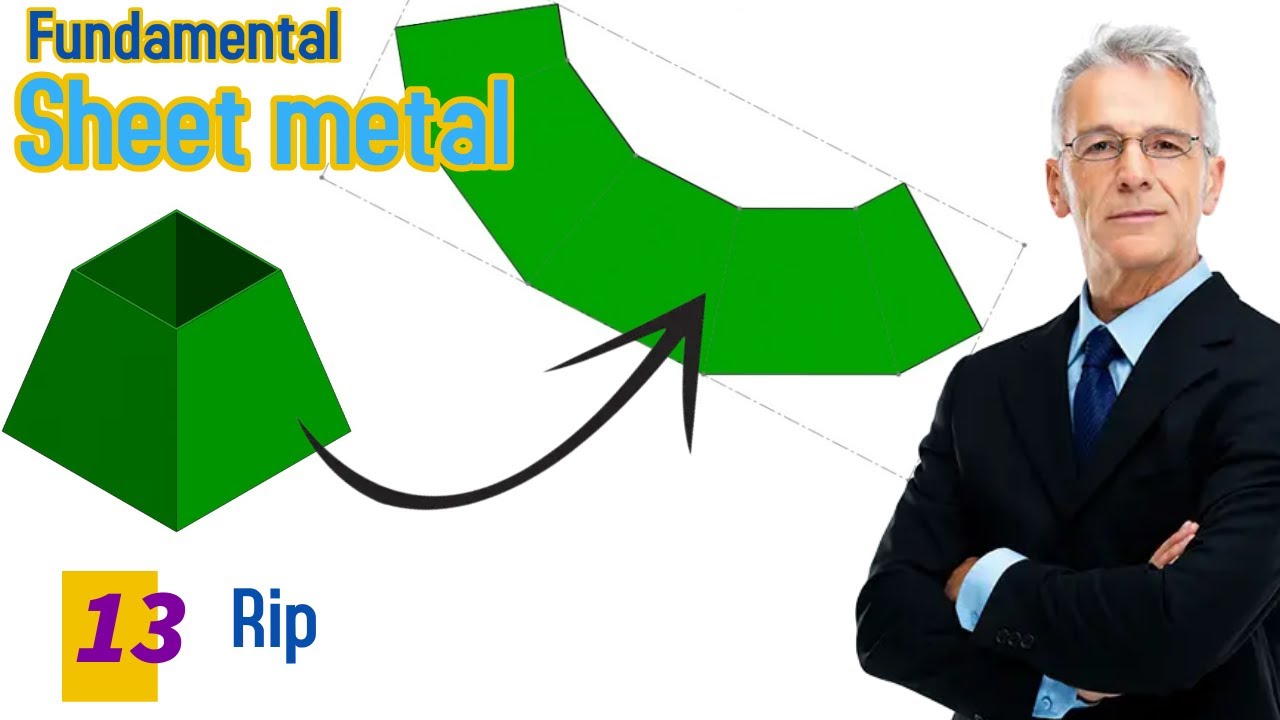SolidWorks Sheet Metal : Rip - YouTube
