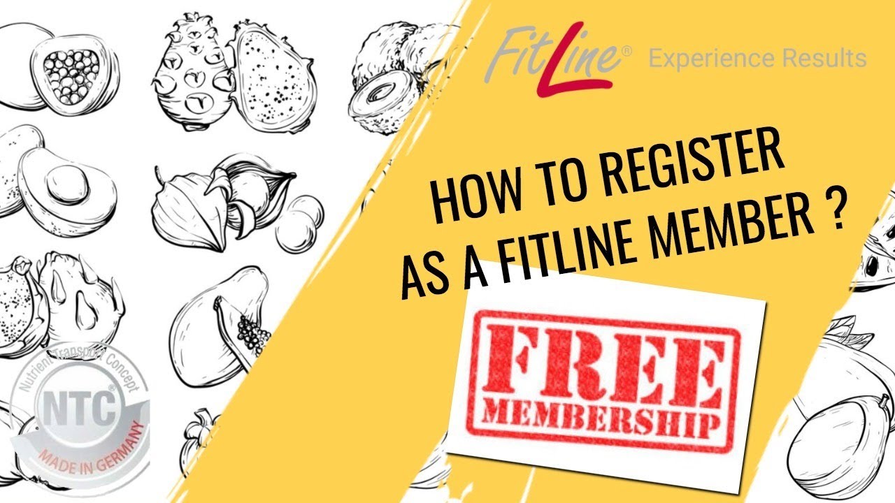 How to register as a Fitline Member ? - YouTube