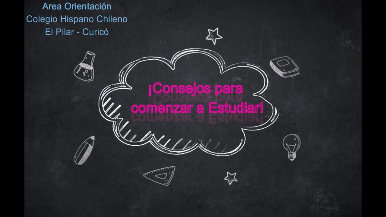 ¡Consejos para comenzar a estudiar! - YouTube