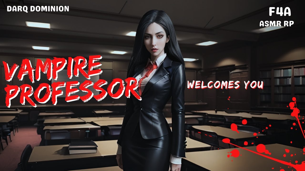 Craving Your Bloodthirsty Vampire Professor| F4A ASMR RP - YouTube
