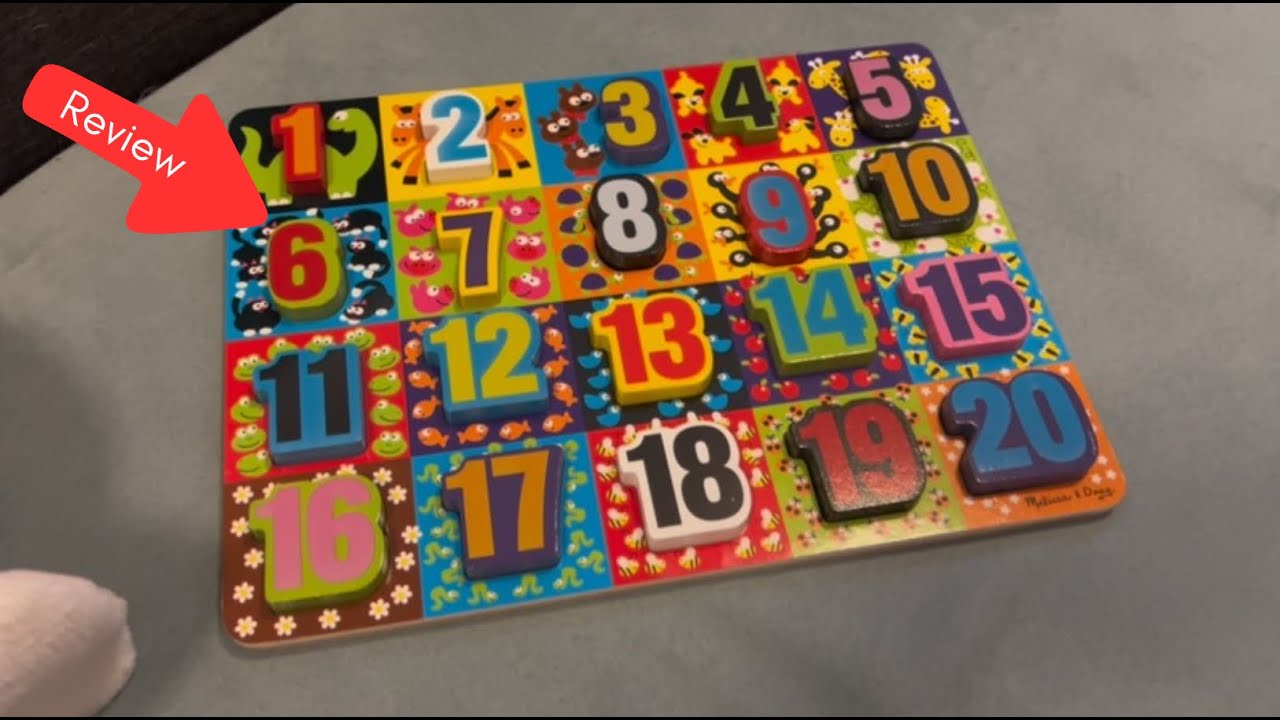 Fun & Easy Number Puzzle for Toddlers: Perfect for Little Hands! - YouTube