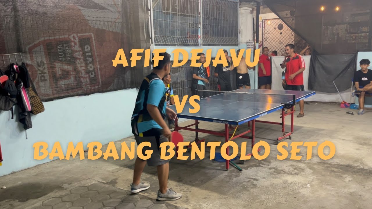 Tenis Meja Friendly Match Afif Semarang VS Pak Bambang Semarang - YouTube