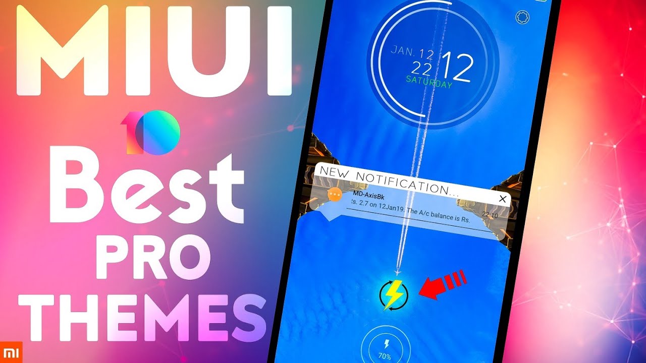 MIUI 10 Best PRO Themes ! Perfect Minimal Themes Customize Everything ...