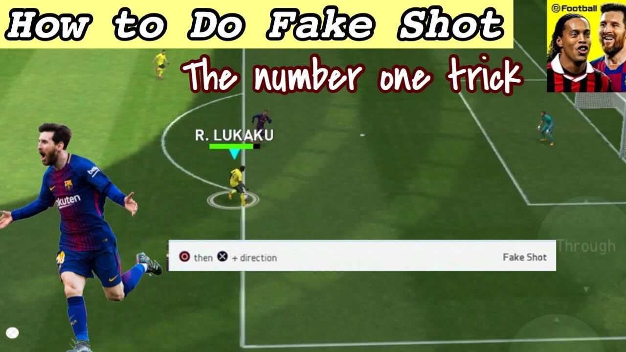 Fake Shot Tutorial - Pes 2020 Mobile/ efootball Pes 2020 - YouTube