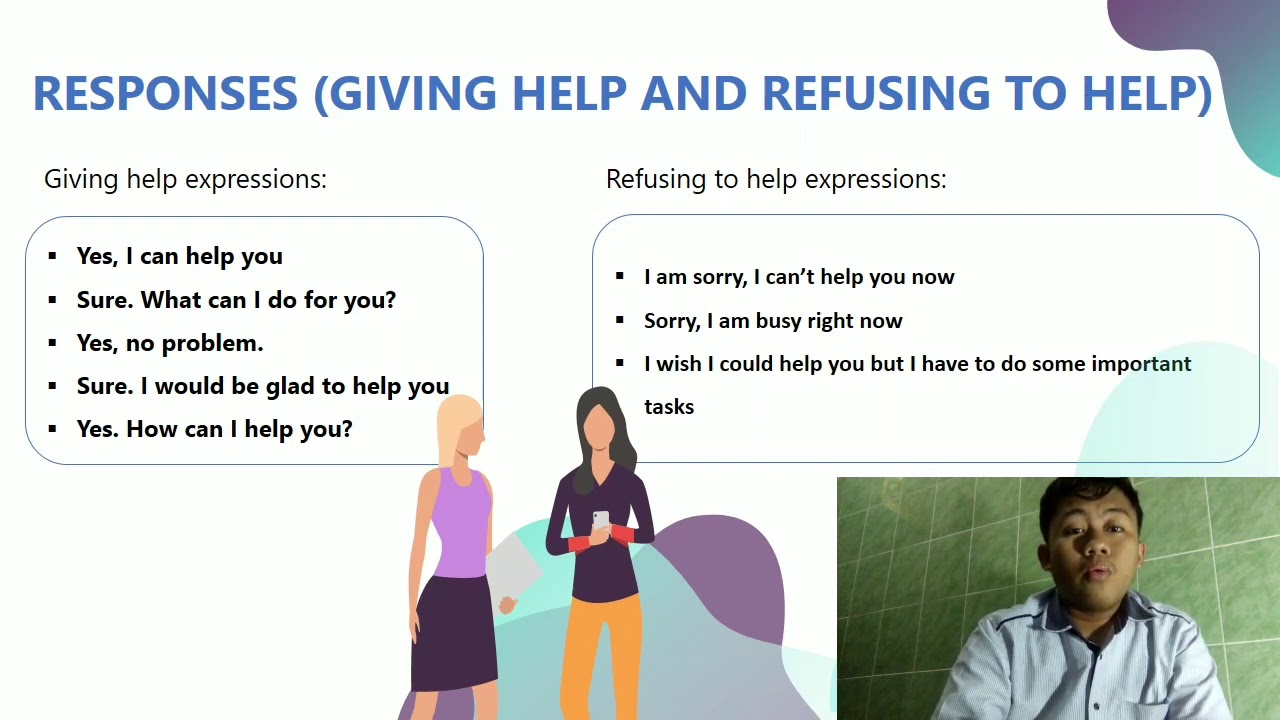 ASKING, OFFERING, GIVING, & ACCEPTING HELP #PBIPK1 #IAINSURAKARTA - YouTube