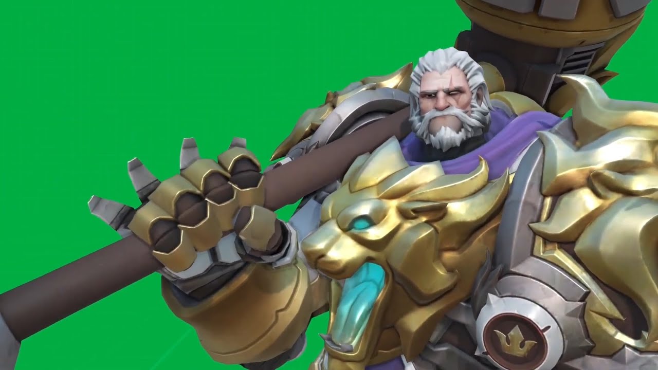 Reinhardt Highlight Intros Green Screen [Lionhardt] - YouTube