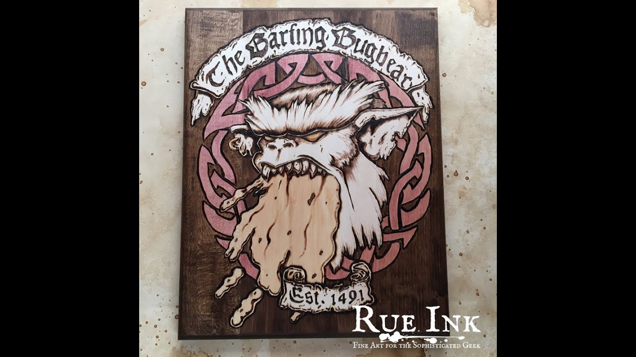 Making of the Barfing Bugbear Tavern Sign - YouTube