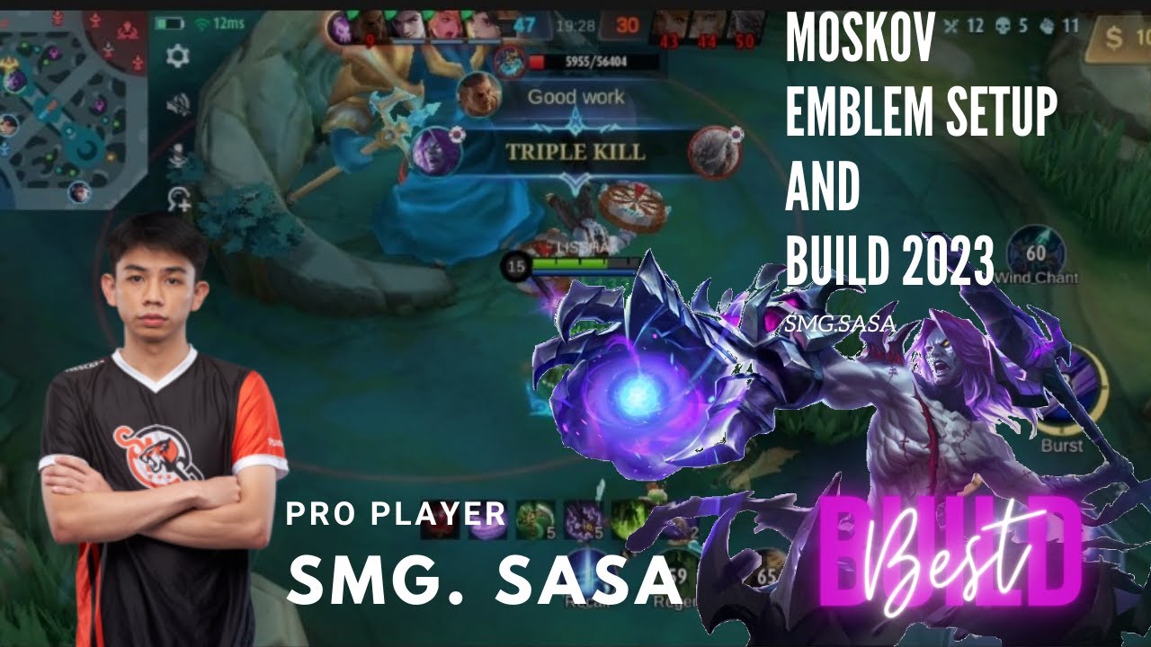 Pro Player Sasa Moskov Emblem Setup and Build - Mobile Legends - YouTube