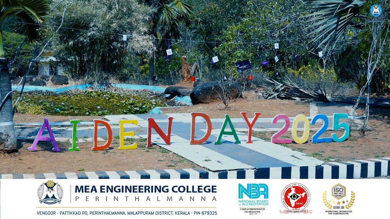 Aiden 2025 - MEA ENGINEERING COLLEGE - YouTube