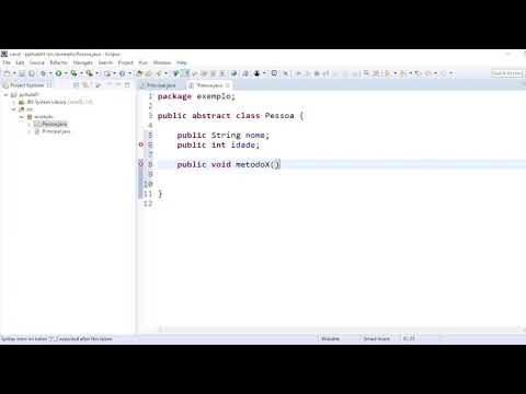 Herança e Classe Abstrata - Linguagem Java - YouTube