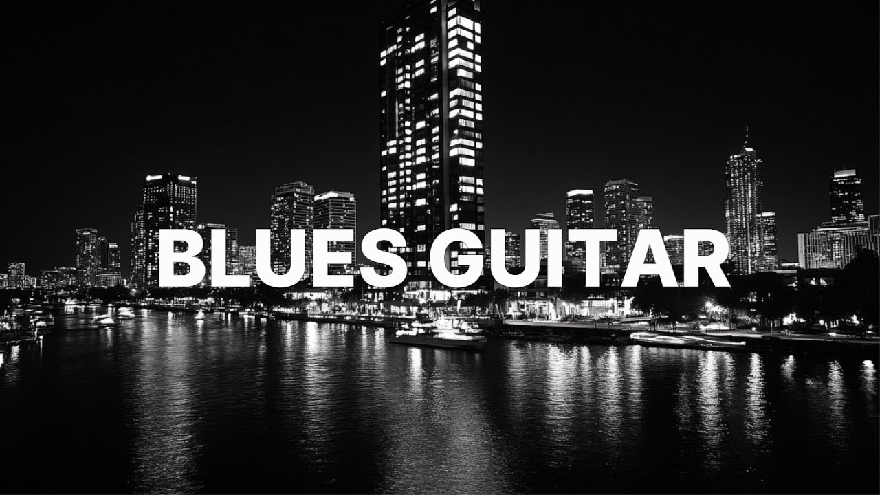 Night Blues Guitar Music for a Calming Skyline: Blues Music, Relaxing ...
