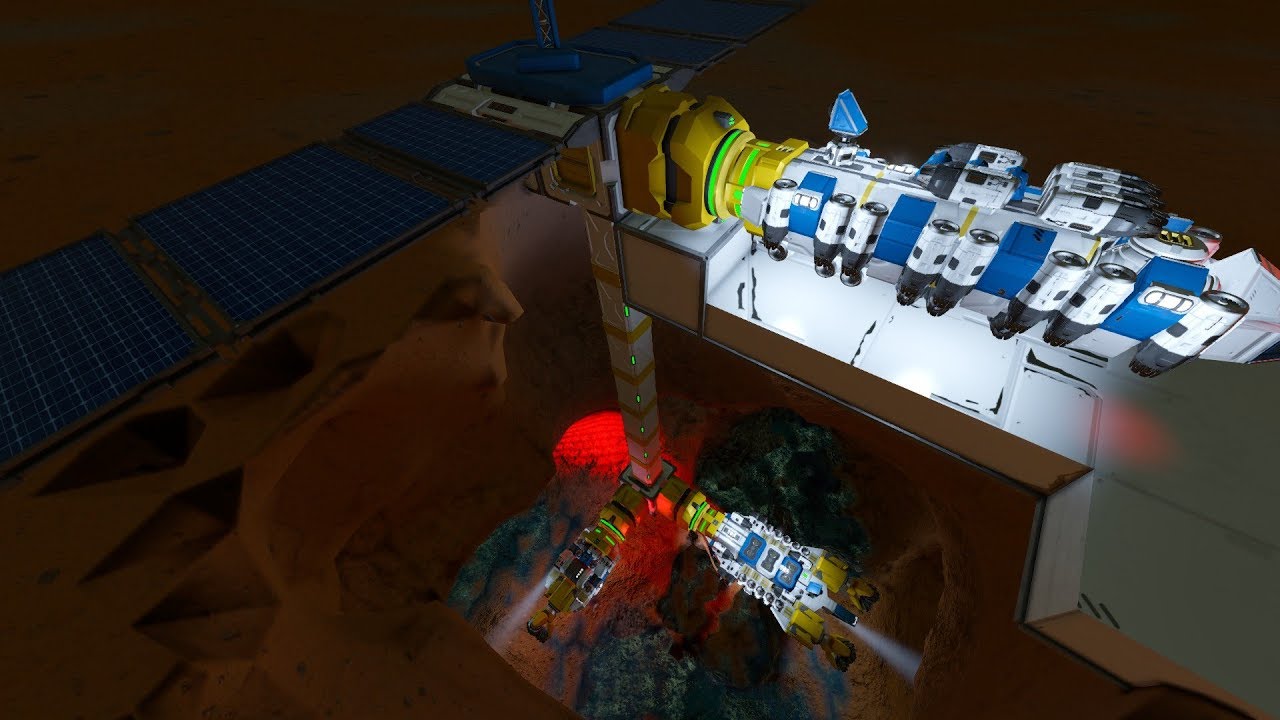 Mining Mars - Space Engineers - YouTube