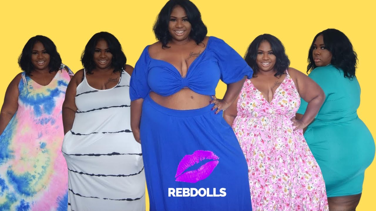 Rebdolls Plus Size Dresses | Sizes 1x - 5x | Try-on Haul | Curvy Plus ...