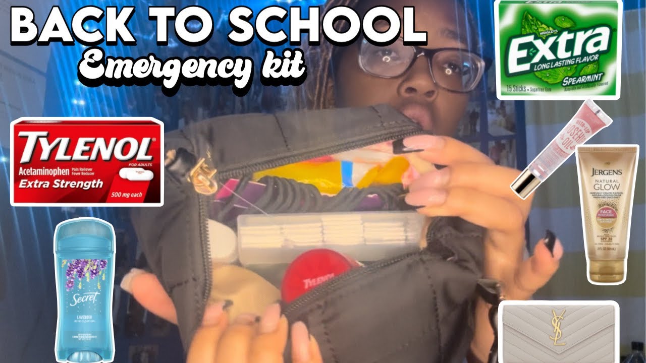 EVERYTHING YOU NEED IN YOUR EMERGENCY KIT🤍| everyday essentials ...
