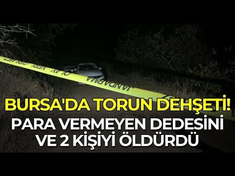 Bursa'da torun dehşeti: Para vermeyen dedesini ve 2 kişiyi öldürdü