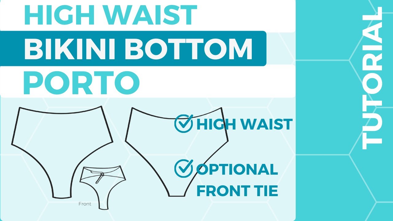 𝗛𝗶𝗴𝗵 𝘄𝗮𝗶𝘀𝘁 Bikini bottom pattern 𝗣𝗢𝗥𝗧𝗢 * DIY BIKINI - YouTube