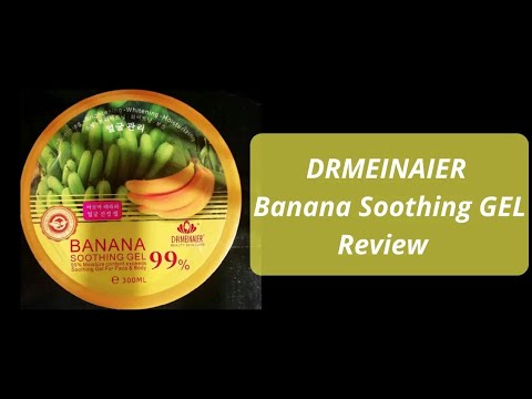 Banana soothing gel review|Beauty secret by samira