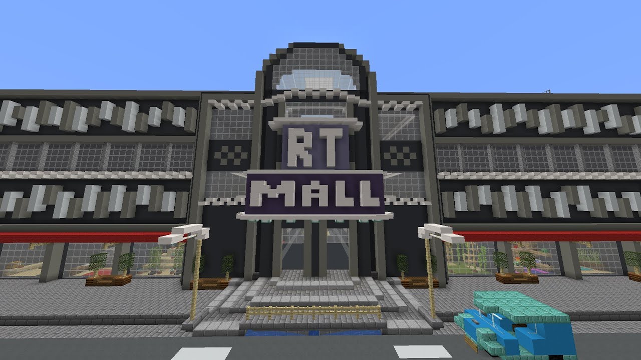 I Gave 100 Minecraft Players One Plot Each to Build A Shop - YouTube