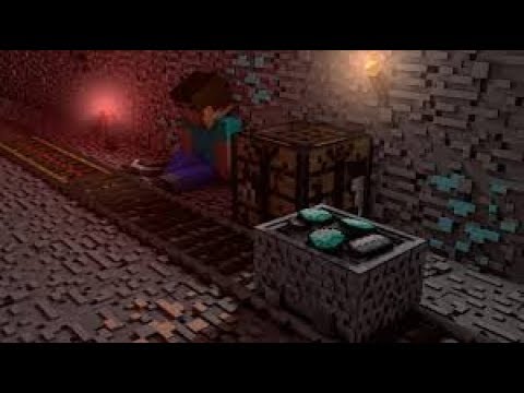 surviving the first night in a cave [minecraft] - YouTube