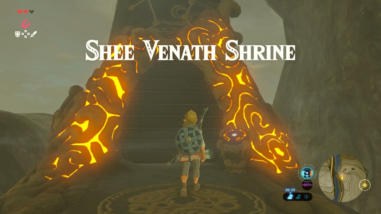 Zelda: BOTW - 6/120 (Shee Venath Shrine) Dueling Peaks Region - YouTube