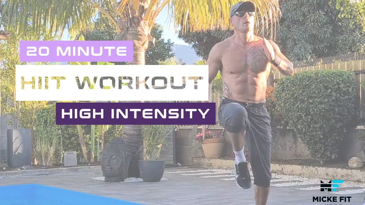 Workout Full Body 20 Mn No Equipment Hiit Youtube
