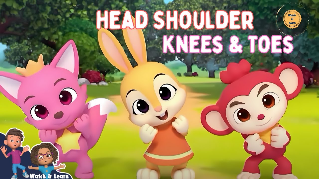 Head, Shoulders, Knees & Toes - Exercise Song For Kids and toddlers ...