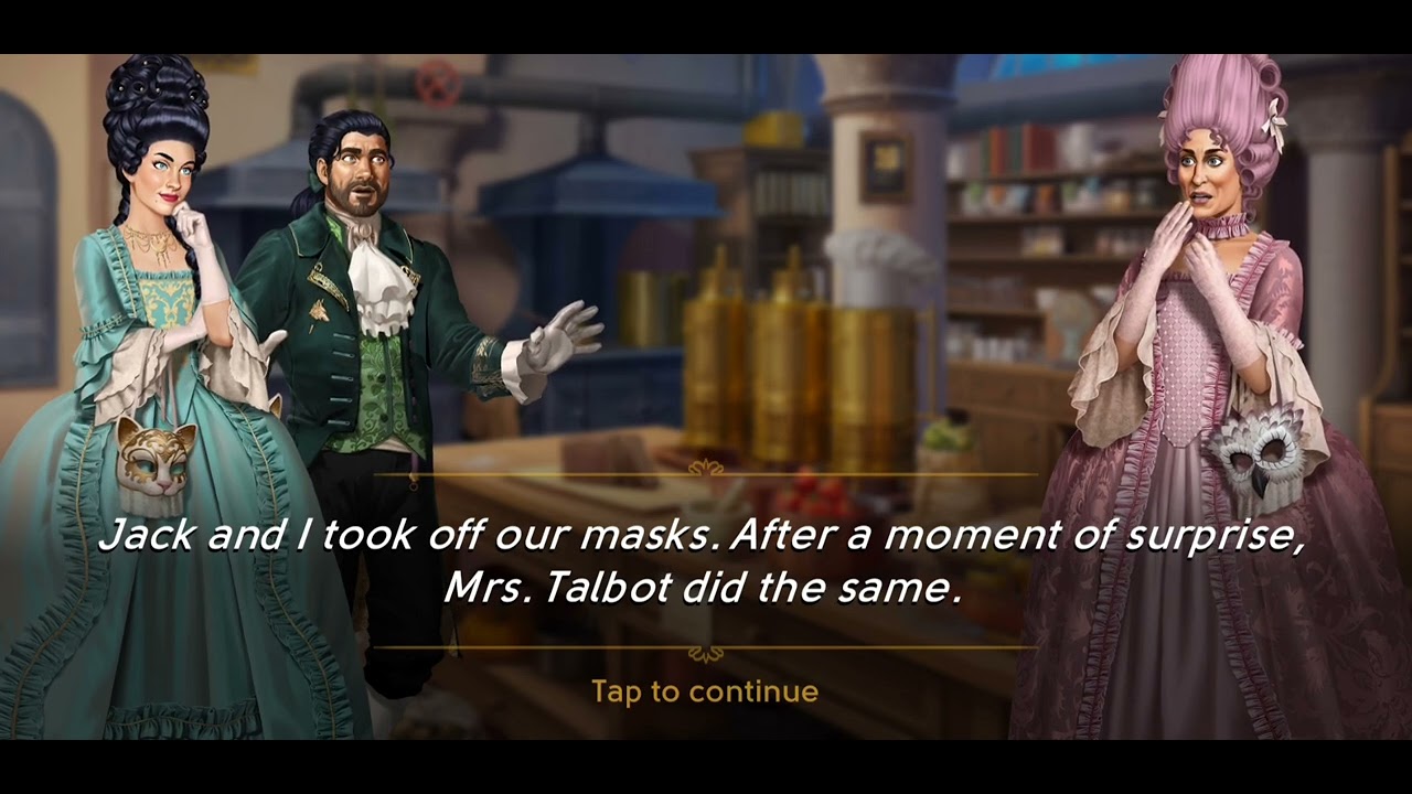 June's Journey Secrets Masquerade of Secrets Storyline Scene 11 - YouTube