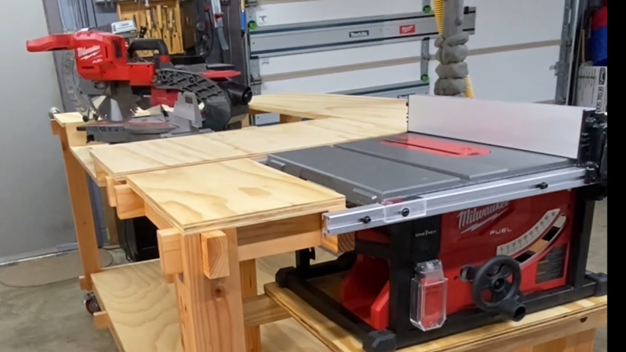 Ultimate Milwaukee Flip-Top Workbench Build (Full Video) #DIY # ...