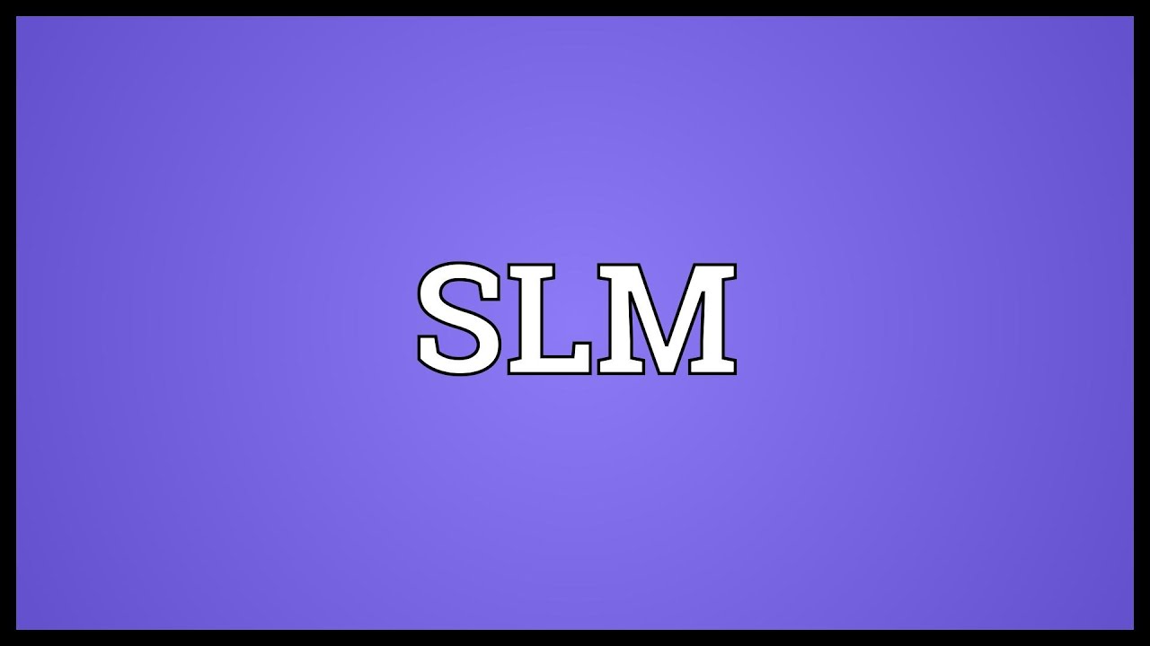 SLM Meaning YouTube