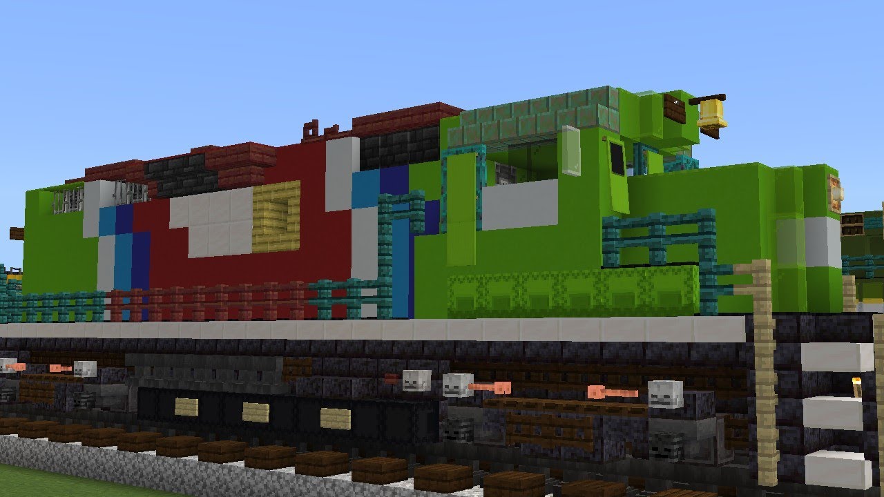Minecraft CPKC Hydrogen Locomotive Tutorial - YouTube