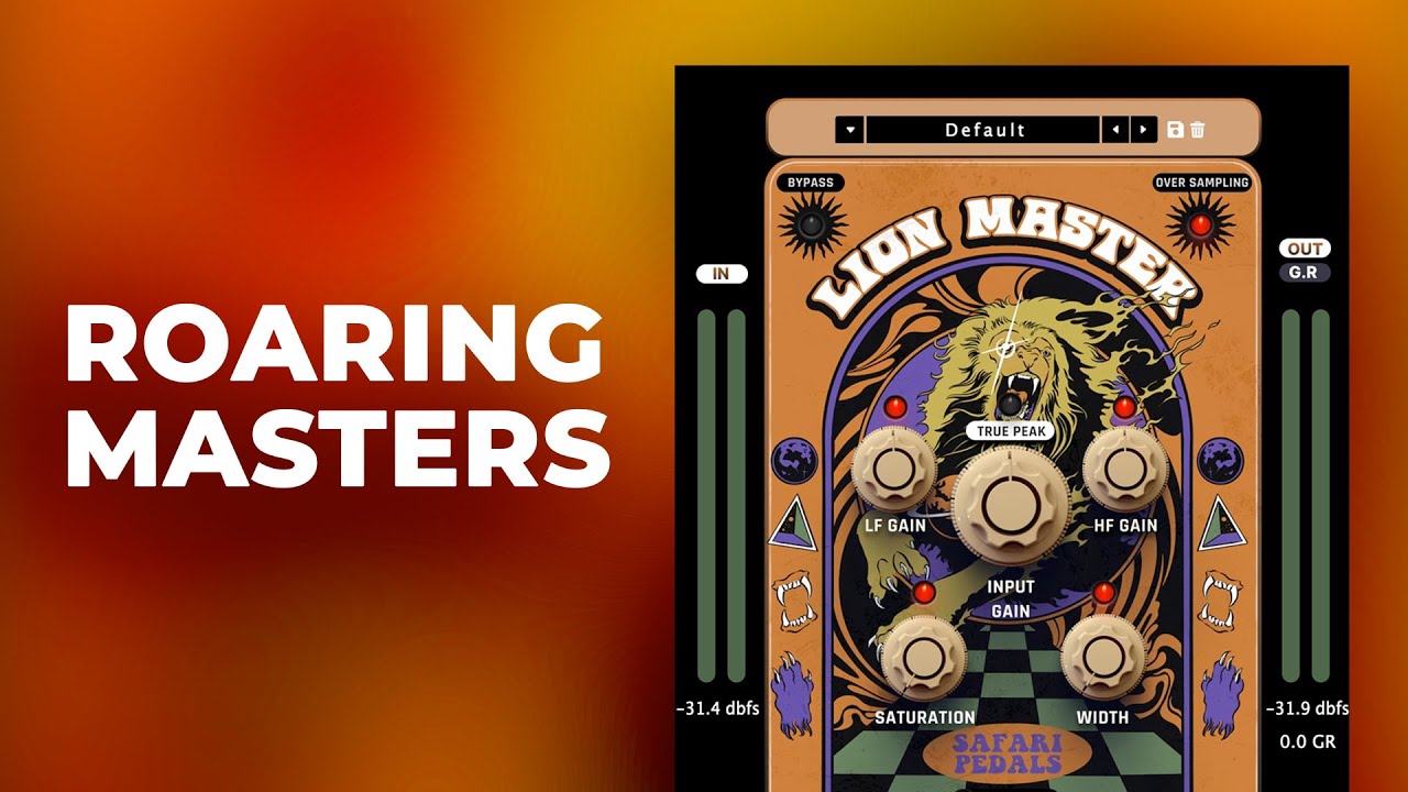 Safari Pedals Lion Master Plugin Review - YouTube
