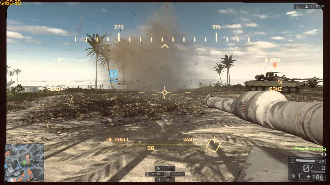 BF4 - Staff Shell / HE Shell Combo - YouTube