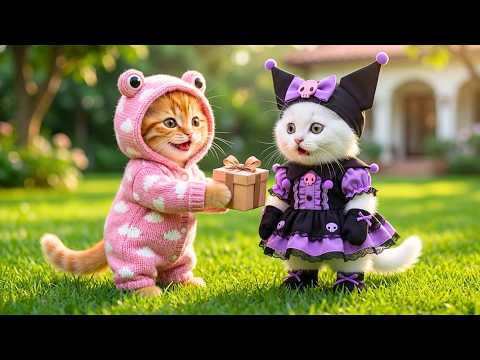 Kitten Feels Lonely Without His Old Friend – Mama Cat Takes Him for a Surprise Visit