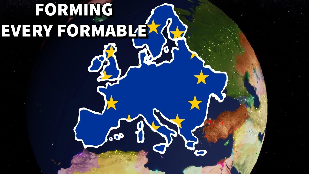 Forming EVERY Formable : European Union! Roblox Rise Of Nations #1 ...