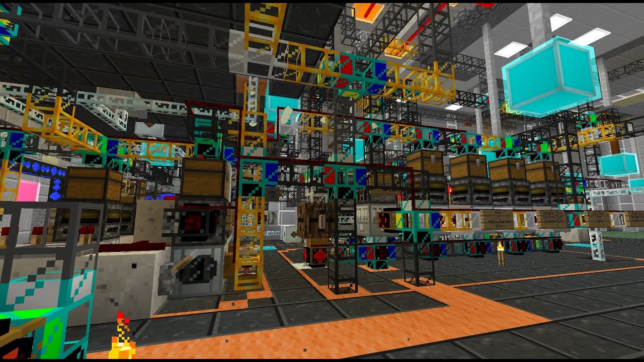 Old FTB base tour - YouTube