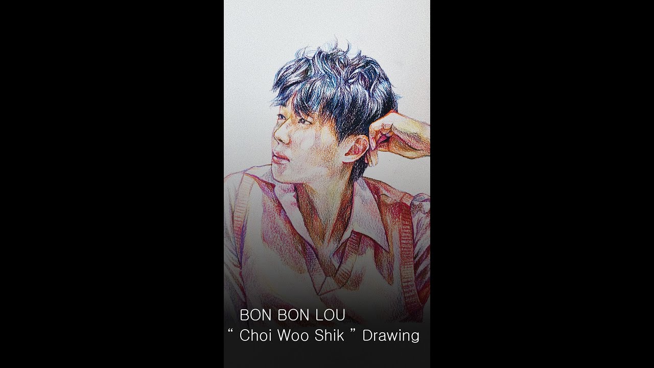 [NETFLIX] 최우식 그리기_"Choi Woo-shik "Drawing| bonbon_lou - YouTube
