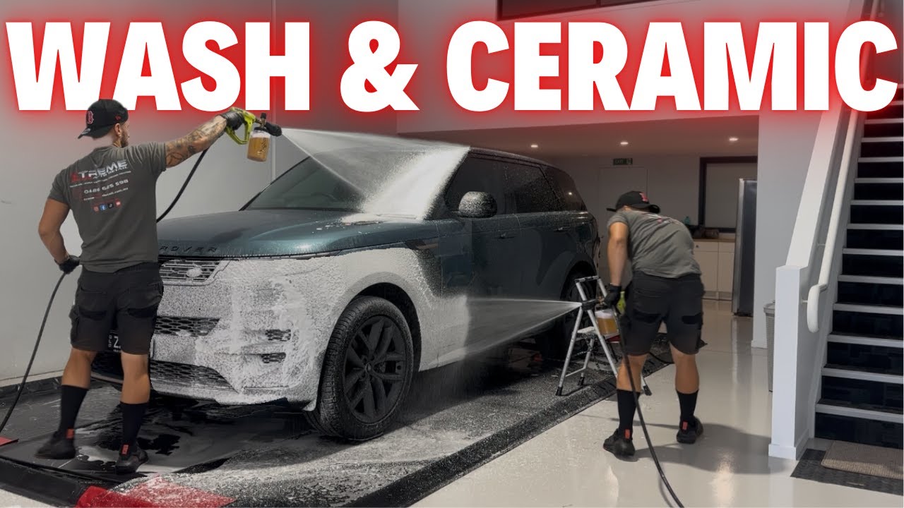 Brand New Range Rover Sport - Wash, Polish & Ceramic Coating ASMR - YouTube