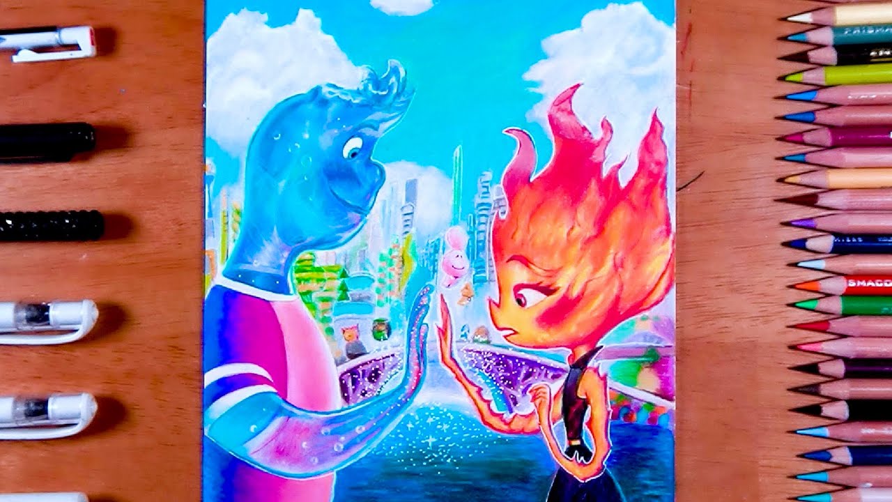 Drawing Elemental - Ember & Wade - YouTube
