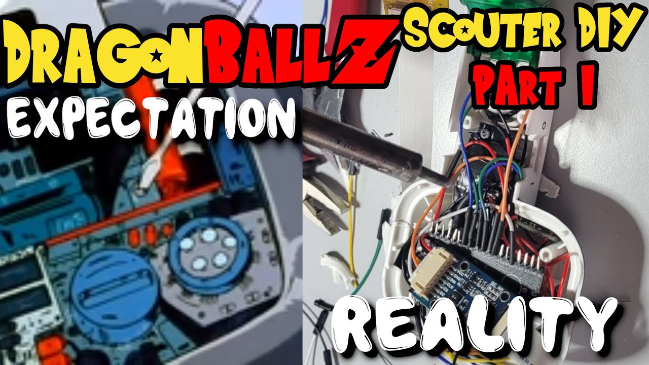 Dragon Ball Z Scouter Cosplay Part 1 - Getting Started with Soldering ...