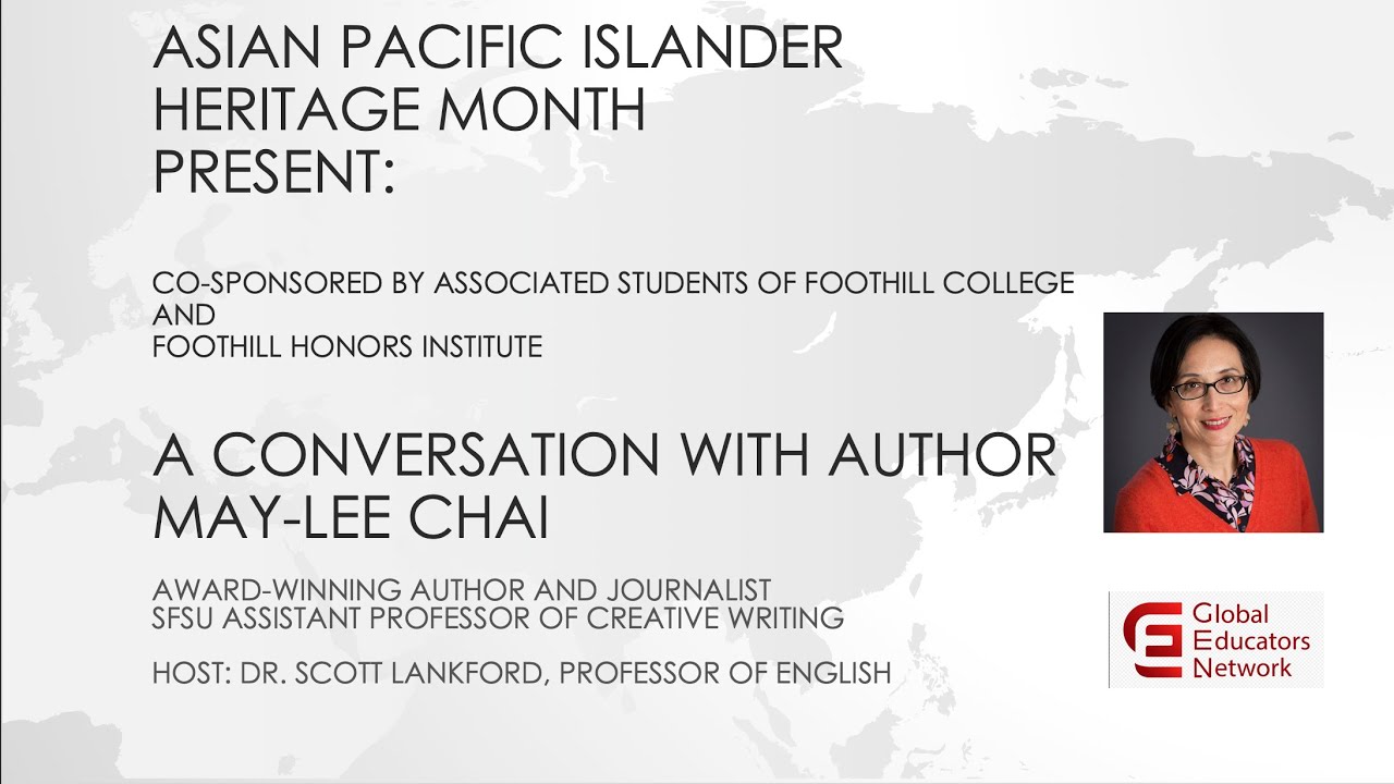 Author May-lee Chai joins GEN for API Heritage Month at Foothill ...