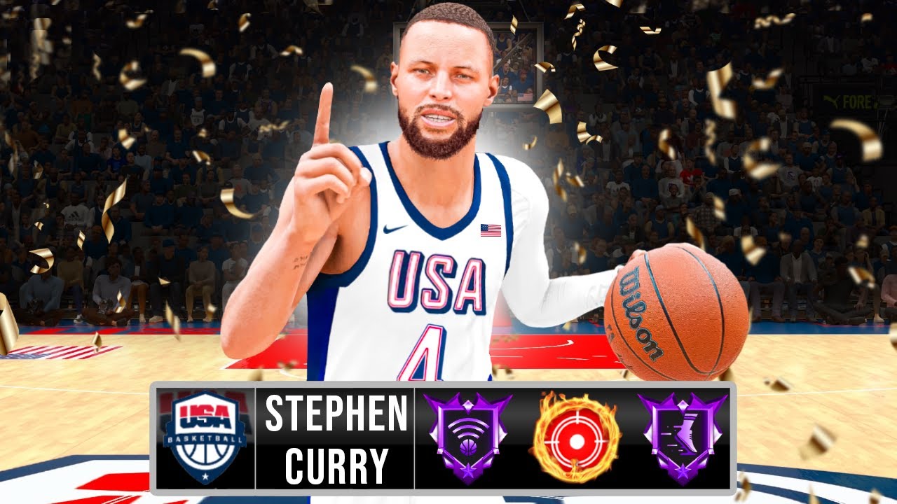 Team USA Stephen Curry BUILD is DOMINATING on NBA 2K24! - YouTube