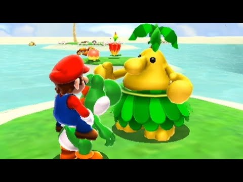 Super Mario Galaxy 2 Walkthrough 100% HD - 14 Starshine Beach Galaxy ...