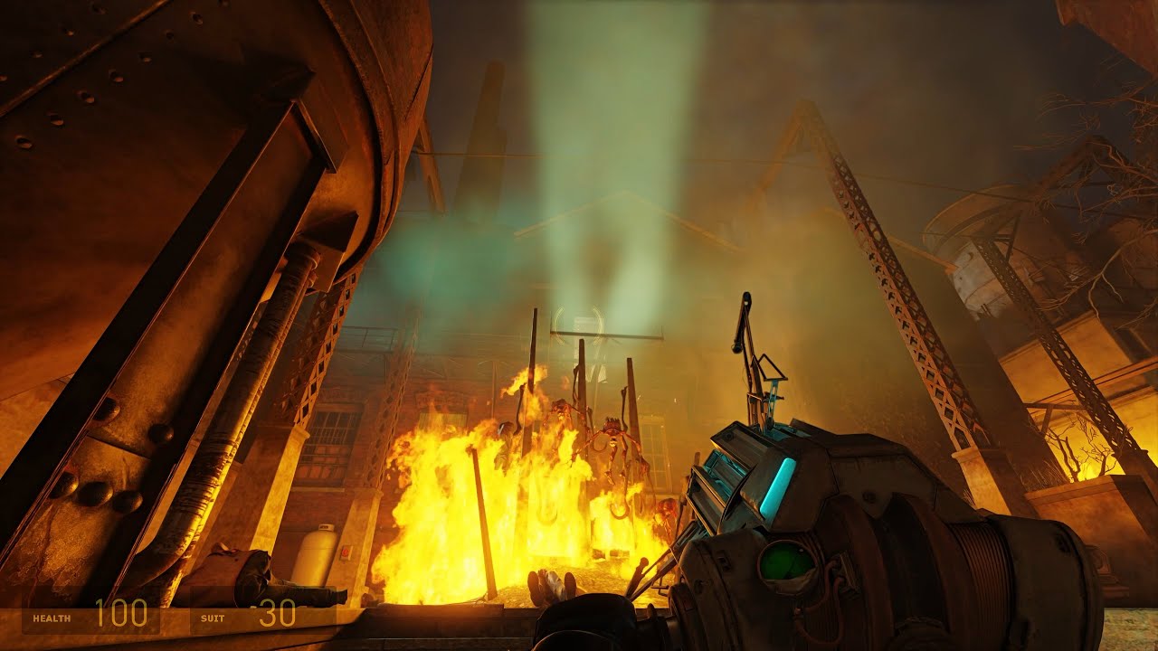 HALF-LIFE 2 RTX - RλVENHOLM with SUPER GRAVITY GUN - YouTube