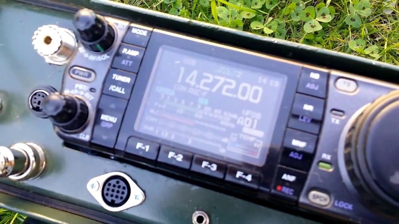radio amateur HF portable setup - YouTube