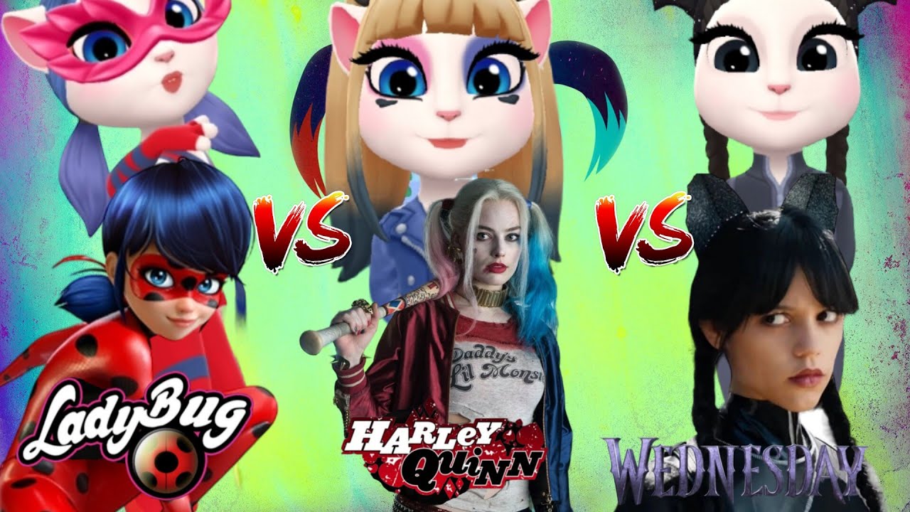 My Talking Anjela 2 New Update Gameplay/Wednesday Vs Ladybug 🐞 Vs ...