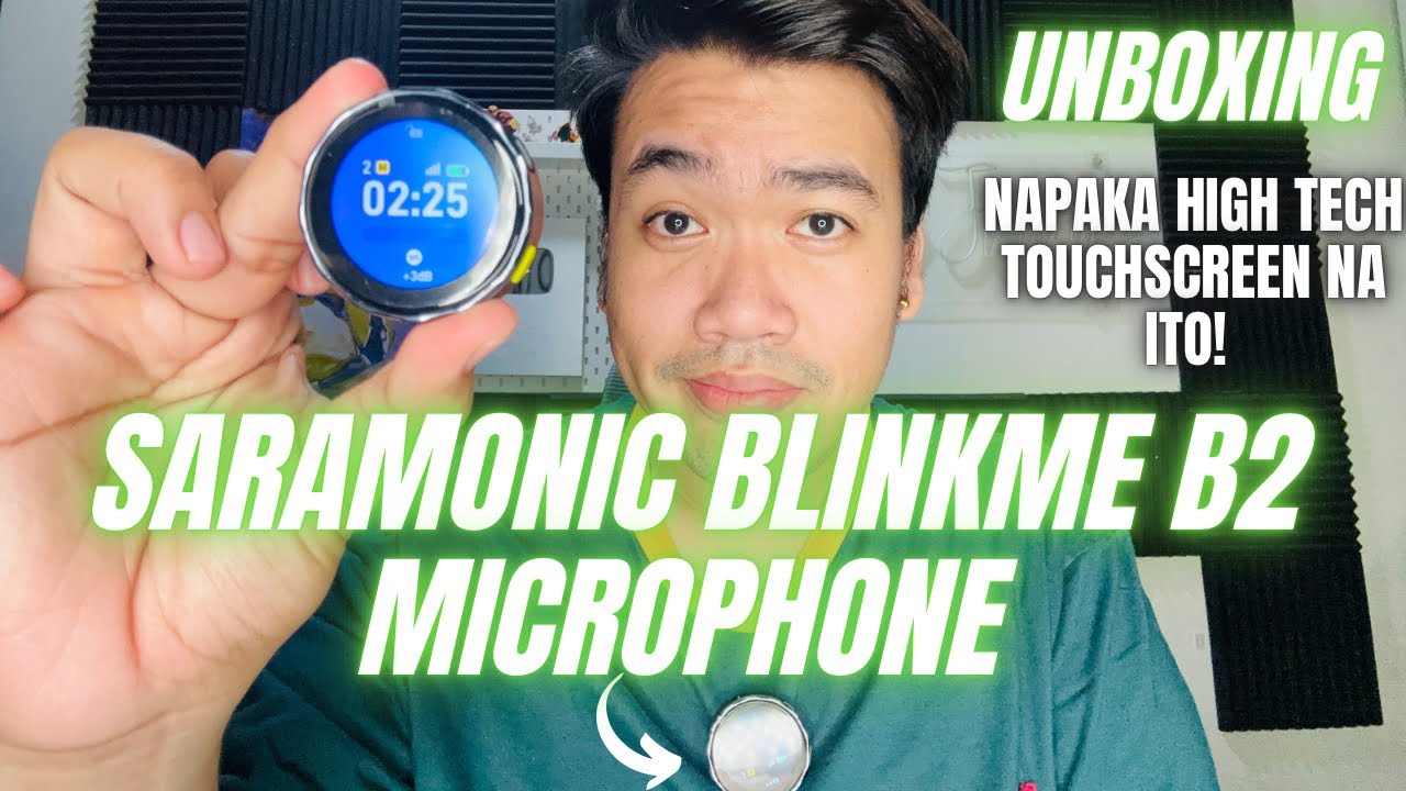 SARAMONIC BLINKME B2 MICROPHONE Unboxing and Review-NAPAKA HIGH TECH TOUCH SCREEN NA AT HIGH ...