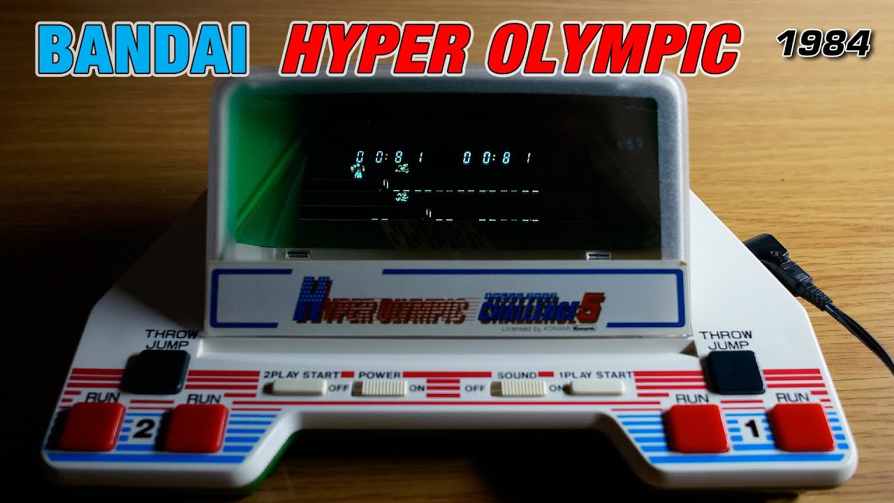 1984 반다이(코나미) 하이퍼올림픽 챌린지5(BANDAI Hyper Olympic Challenge 5) - YouTube