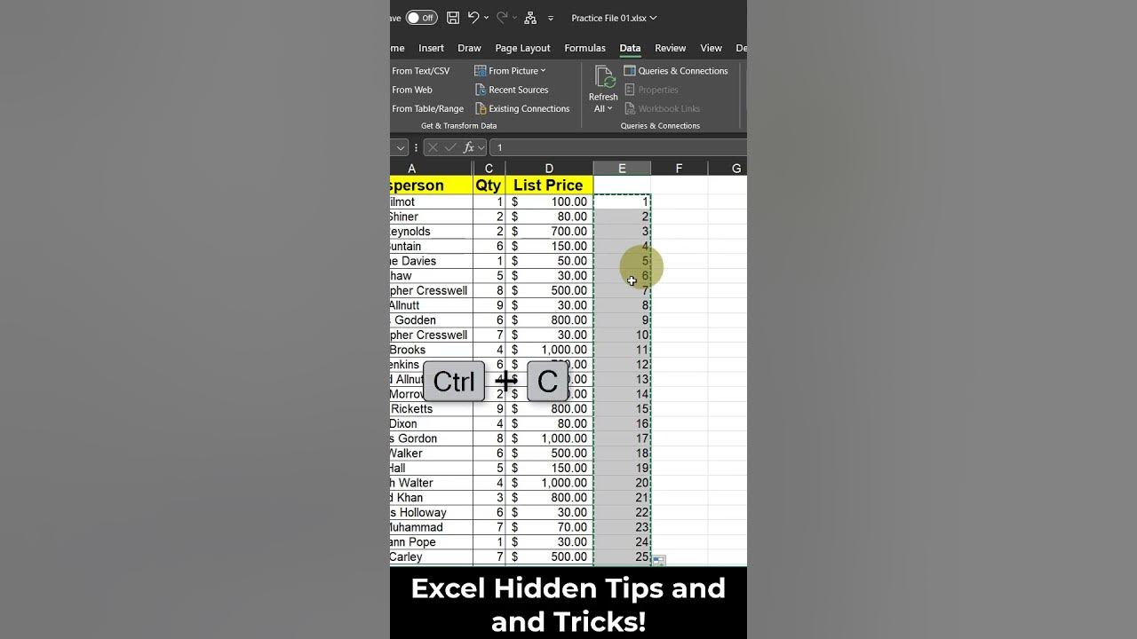 MS Excel Time Saving Tips and Tricks! #excel #excelshorts #shorts #microsoftexcel - YouTube