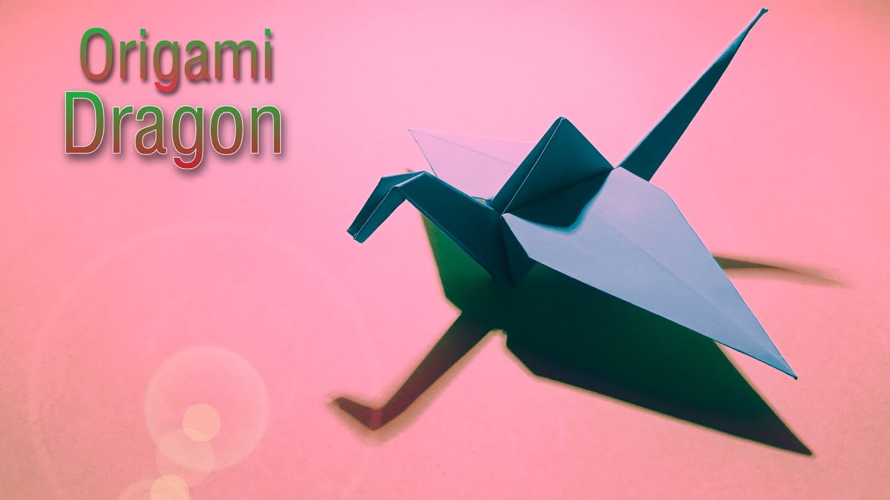How To Make Paper Dragon Origami | Easy Origami | Paper Crafts - YouTube