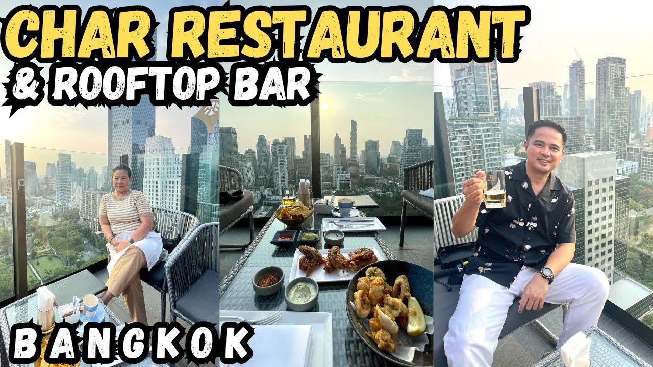CHAR Rooftop Bar Bangkok: Sky-High Views & Elegant Vibes | Must-Visit ...